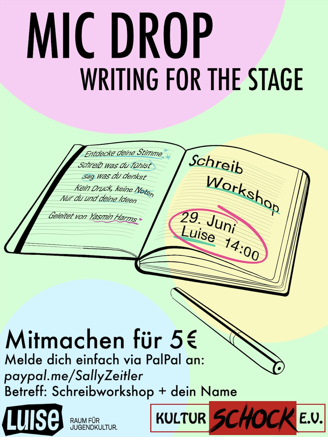 ABGESAGT: MIC DROP! Writing for the stage :: LUISE